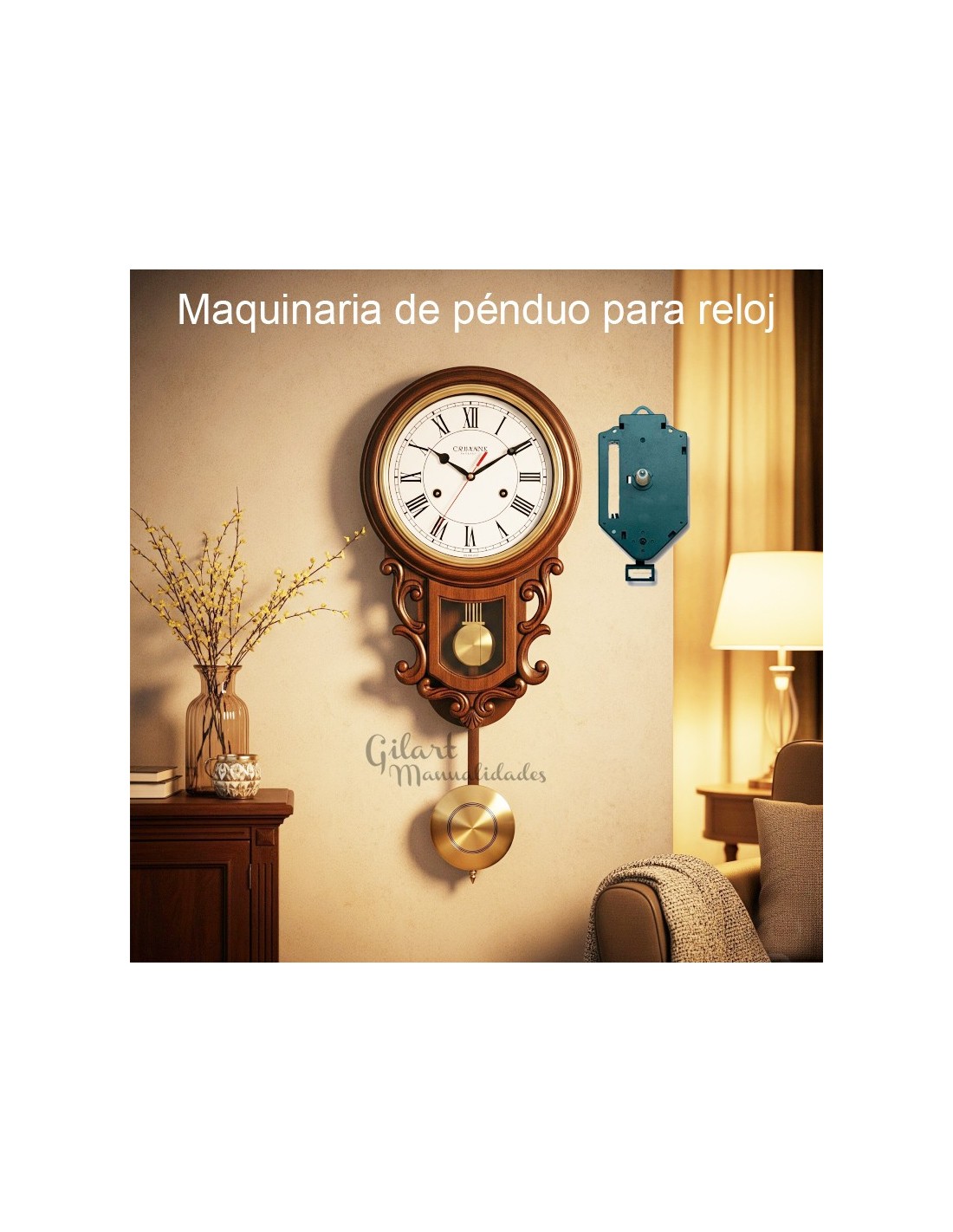 Comprar Péndulo Reloj con Lenteja 38 mm | Manualidades Gilart